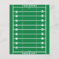 Cute Football Field & Ribbon Budget Birthday | Zazzle