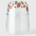 Cute Football Sports Face Shield | Zazzle