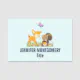 Cute Forest Animals Whimsical Cartoon Name Tag | Zazzle