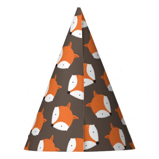 Cute Fox Animal Party Hat | Zazzle