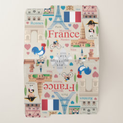 Cute France Icons File Folder | Zazzle