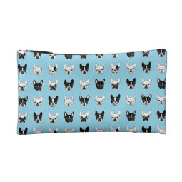 Cute Frenchies Doggie Family Collage Cosmetic Bag | Zazzle