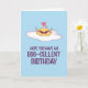Cute Fried Egg Pun Egg-cellent Funny Birthday Card | Zazzle