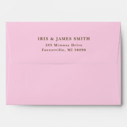 Cute Friendly Pink Purple Dinosaurs 5x7 Card A7 Envelope | Zazzle