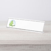 Cute Frog Desk Name Plate | Zazzle