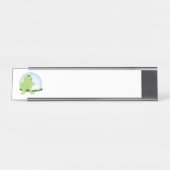 Cute Frog Desk Name Plate | Zazzle