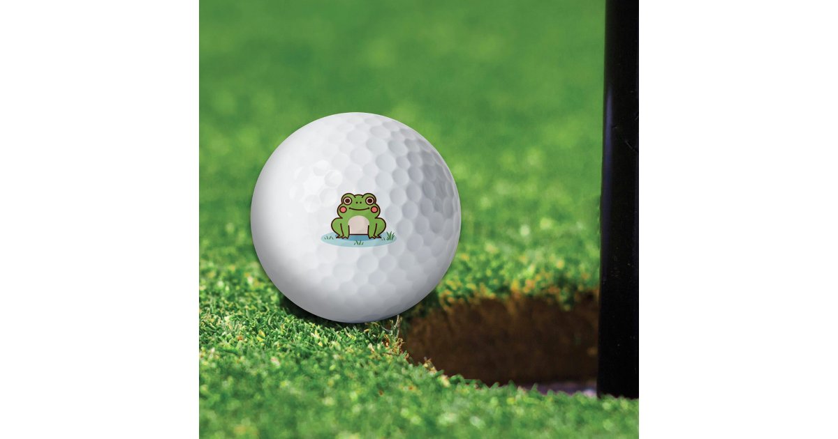 Cute Frog Golf Balls | Zazzle