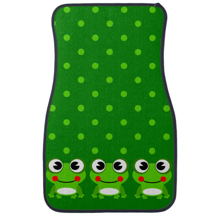 Cute Frog Graphic Floor Mats | Zazzle
