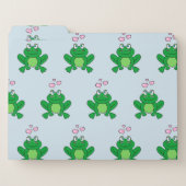 Cute frog in love file folder | Zazzle