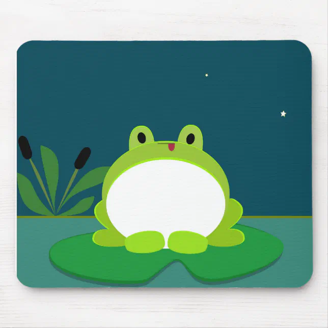 Cute frog mouse pad | Zazzle