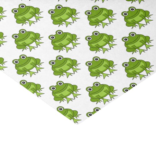 Cute Frog Pattern Tissue Paper | Zazzle.com