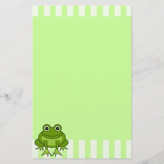 Cute Frog Stationery | Zazzle.com