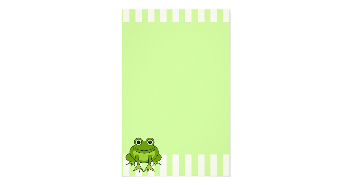 Cute Frog Stationery | Zazzle.com