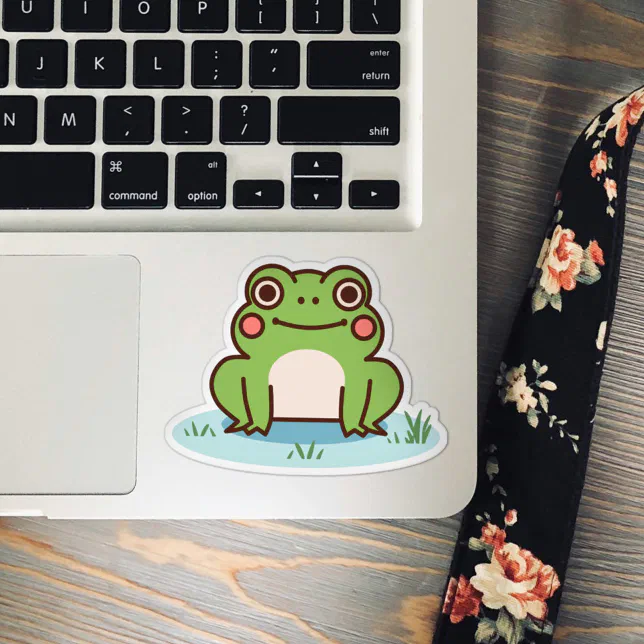 Cute Frog Sticker | Zazzle