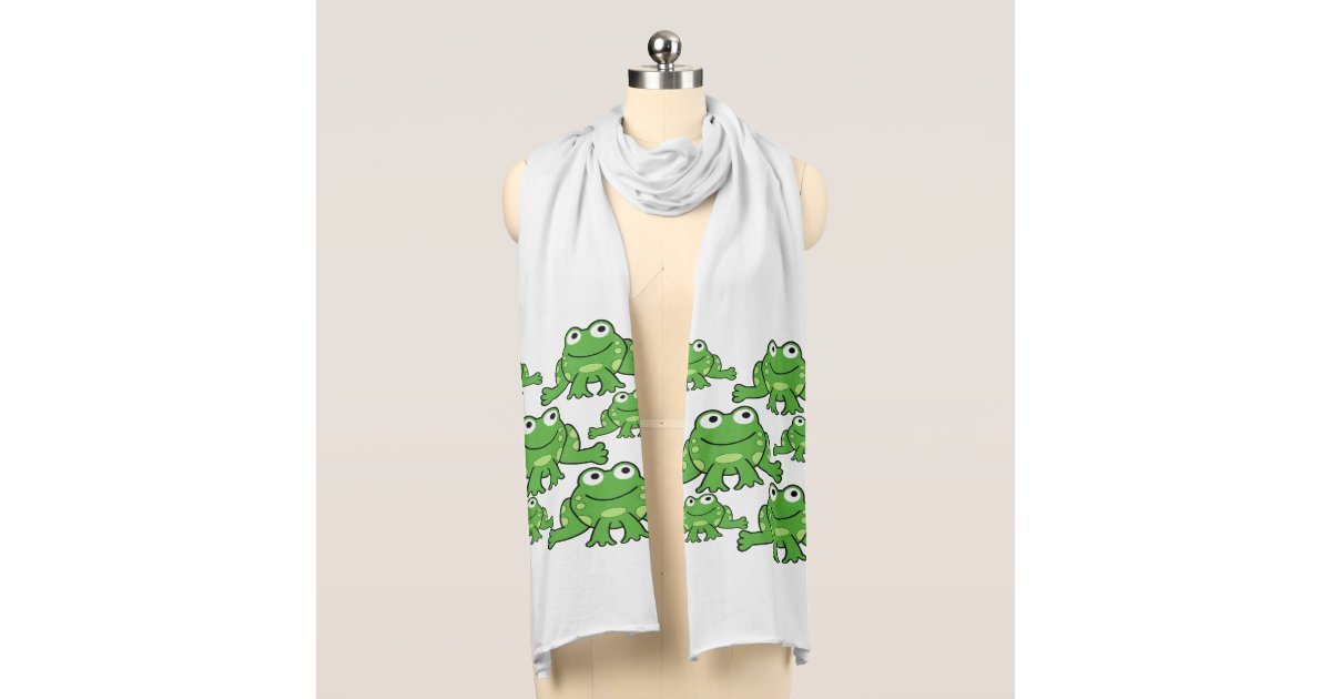 Cute Frogs Scarf | Zazzle