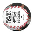 Cute Fun Bonus Dad Quote & 2x Photo Baseball | Zazzle