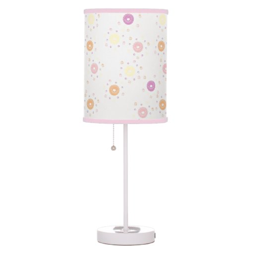 Cute Fun Girly Girlie Donuts Girl's Room Lamp | Zazzle