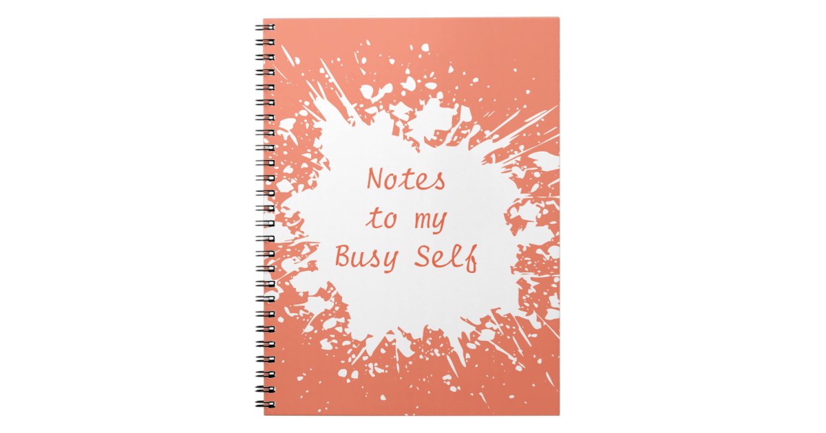 Cute Fun Notes to Myself Journal Notebook | Zazzle