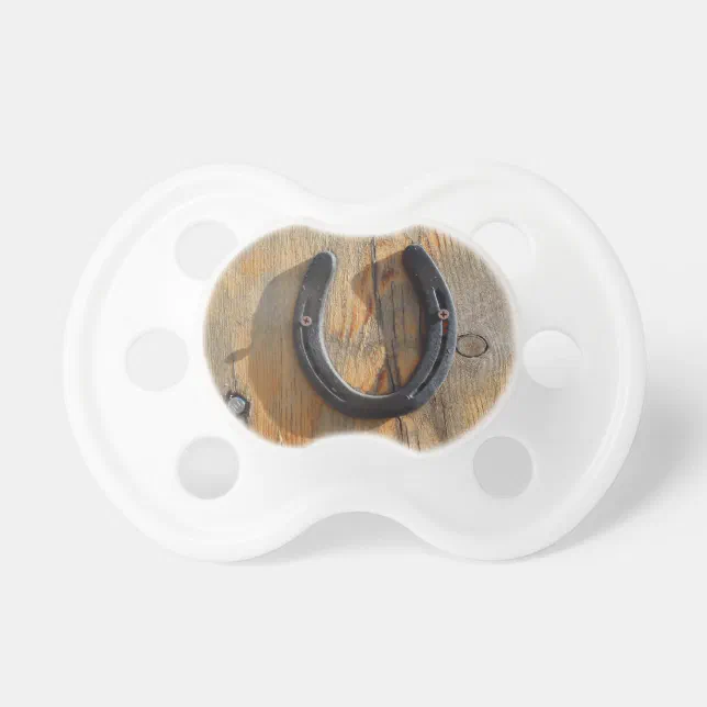 Cute Fun Rustic Western Horseshoe Cowboy Cowgirl Pacifier | Zazzle