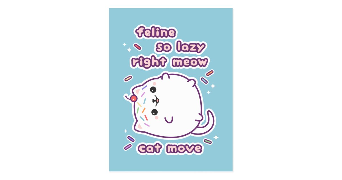 Cute Funny Cat Postcard | Zazzle.com