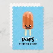 Cute Funny Coolest Popsicle Father's Day Card | Zazzle