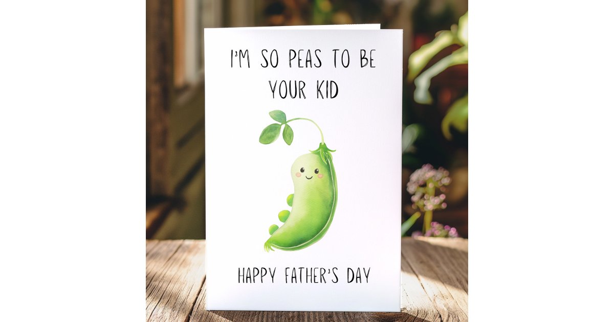 Cute Funny Gardening Pun Father's Day Card | Zazzle