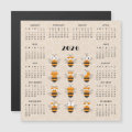 Cute Funny Honey Bee Honeycomb Calendar 2026 | Zazzle