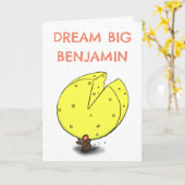 Cute, funny inspirational mouse card | Zazzle