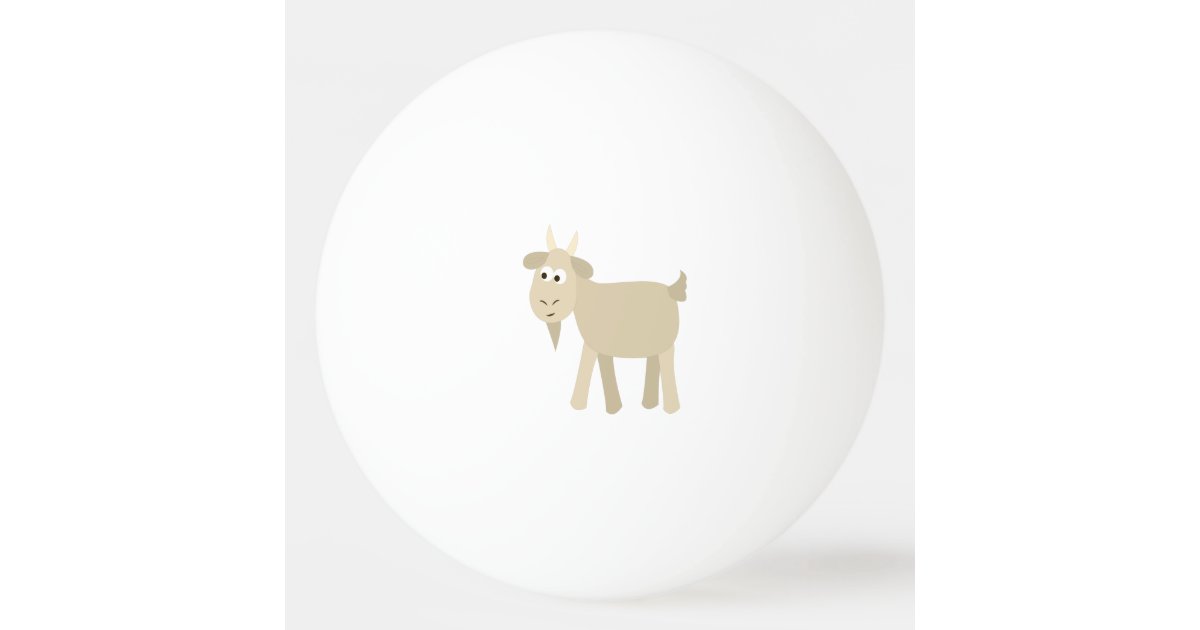 Cute Funny Little Goat Ping-Pong Ball | Zazzle
