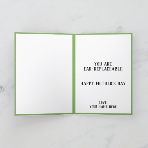 Cute Funny Maize Corn Pun Happy Mother's Day Thank You Card | Zazzle