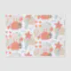 Cute funny nautical animals. Sea crab, starfish Tissue Paper | Zazzle