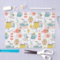 Cute funny nautical animals. Sea kids pattern Tissue Paper | Zazzle