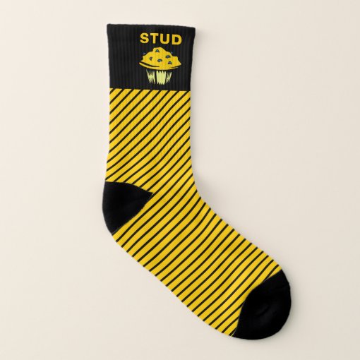 Cute Funny Stud Muffin Socks | Zazzle