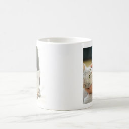 Cute Furry Friend Cat Lovers' Photo Mug | Zazzle