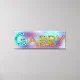 Cute GABBY Letters Girl's Name Abstract Background Canvas Print | Zazzle