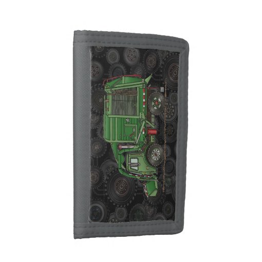 Cute Garbage Truck Trash Truck Trifold Wallet | Zazzle