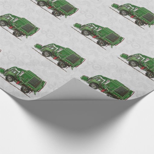 Cute Garbage Truck Trash Truck Wrapping Paper | Zazzle