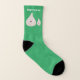 Cute garlic cartoon vegetable illustration socks | Zazzle