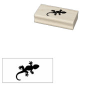 Cute Gecko Lizard Rubber Stamp | Zazzle