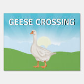 Cute Geese Crossing Farm Yard Sign | Zazzle