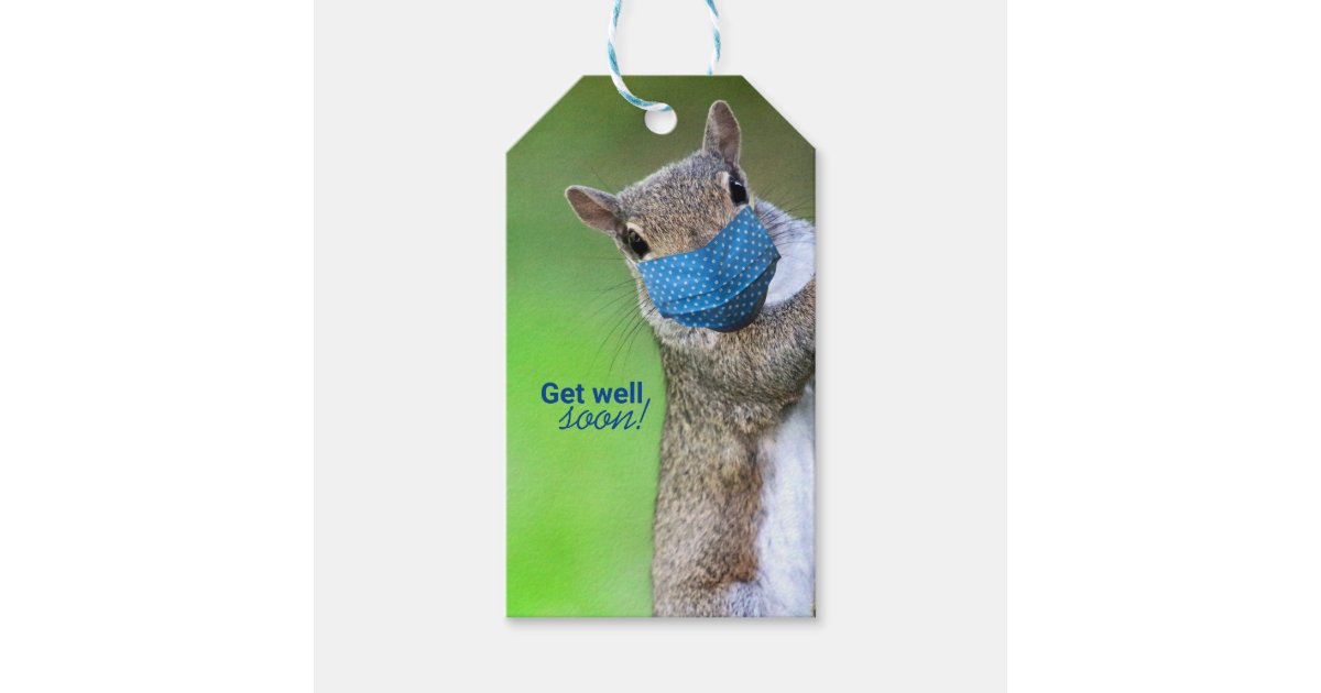 Cute Get Well Soon Gift Tag | Zazzle
