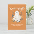 Cute Ghost Fall Diaper Raffle Baby Shower Sign | Zazzle