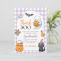 Cute Ghost Halloween Birthday Party Thank You Card | Zazzle