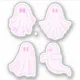 Cute Ghost Sticker Pack, Ghoul, Halloween Stickers | Zazzle