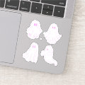 Cute Ghost Sticker Pack, Ghoul, Halloween Stickers | Zazzle