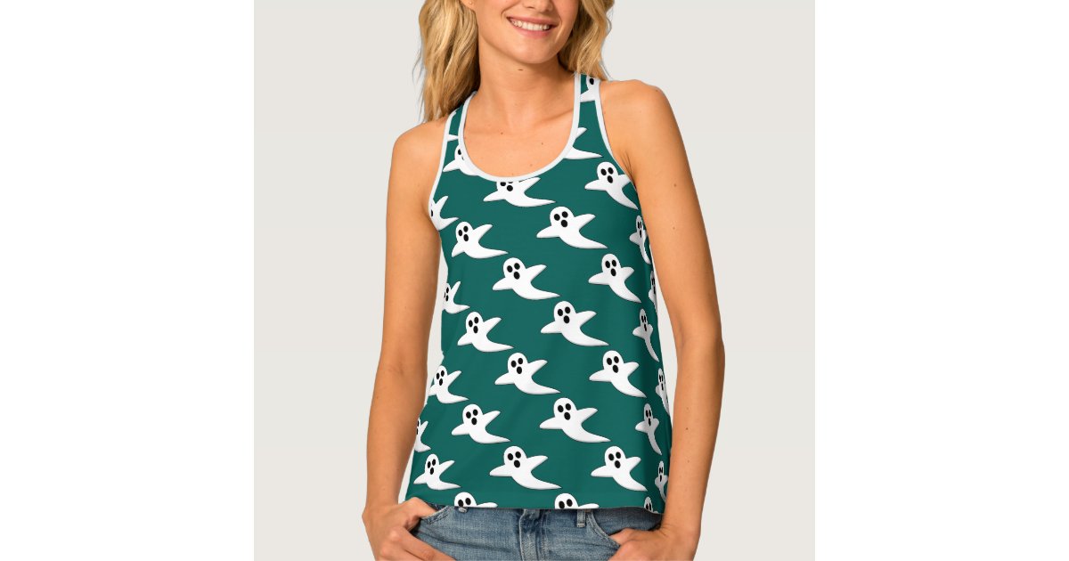 Cute Ghost Tank Top | Zazzle