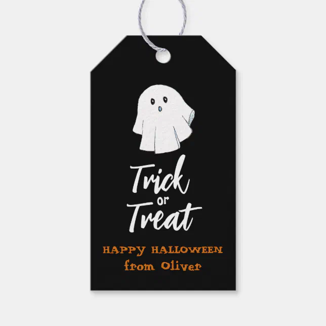 cute ghost gift tag