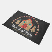 Cute Gingerbread House Home Sweet Home Chalkboard Doormat | Zazzle