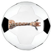 Cute giraffe face soccer ball | Zazzle