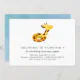 Cute Giraffe Floatie Pool Birthday Party Invitation | Zazzle